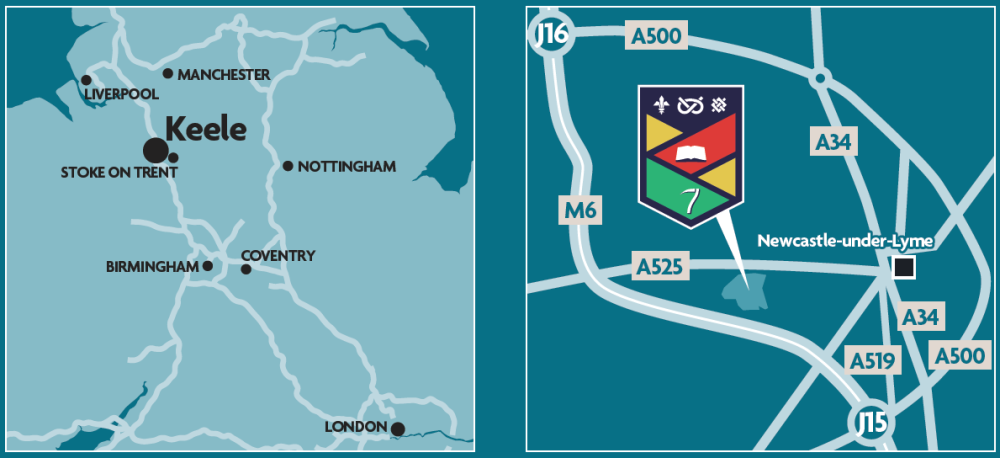Location - Keele University