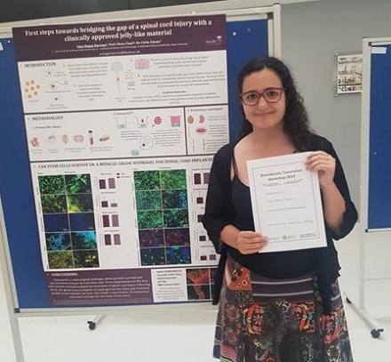 First prize poster award to NTEK PhD student Aina Mogas - Keele University